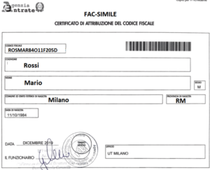 ¿QUÉ ES EL CODICE FISCALE? Guía paso a paso - Italo Tribu