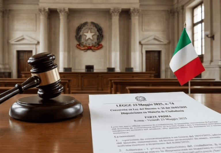 GOLPE JURÍDICO EN ROMA: UN JUEZ PONE EN ENTREDICHO LA LEY 74 - Italo Tribu